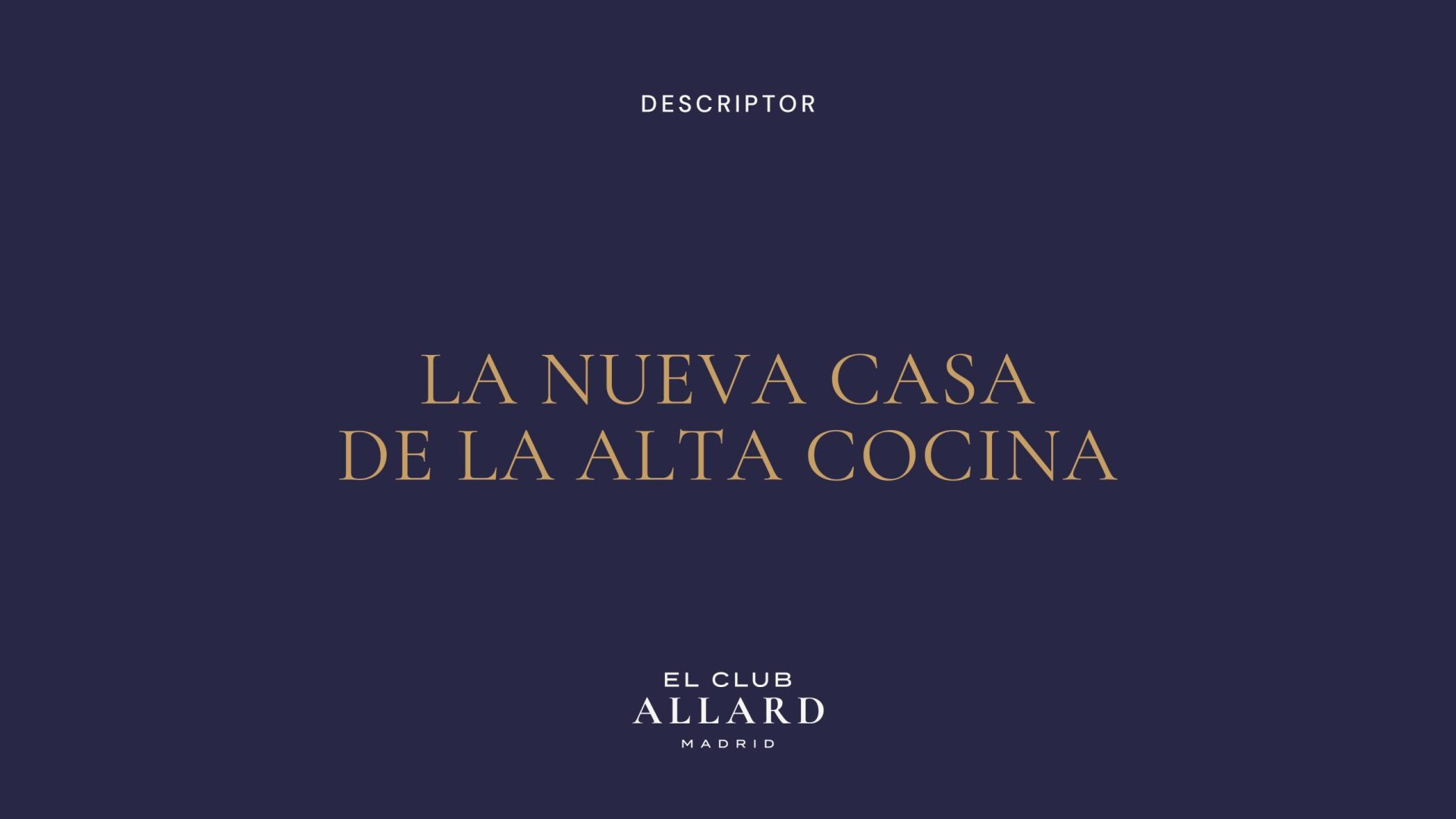 El Club Allard • Agencia Gastro