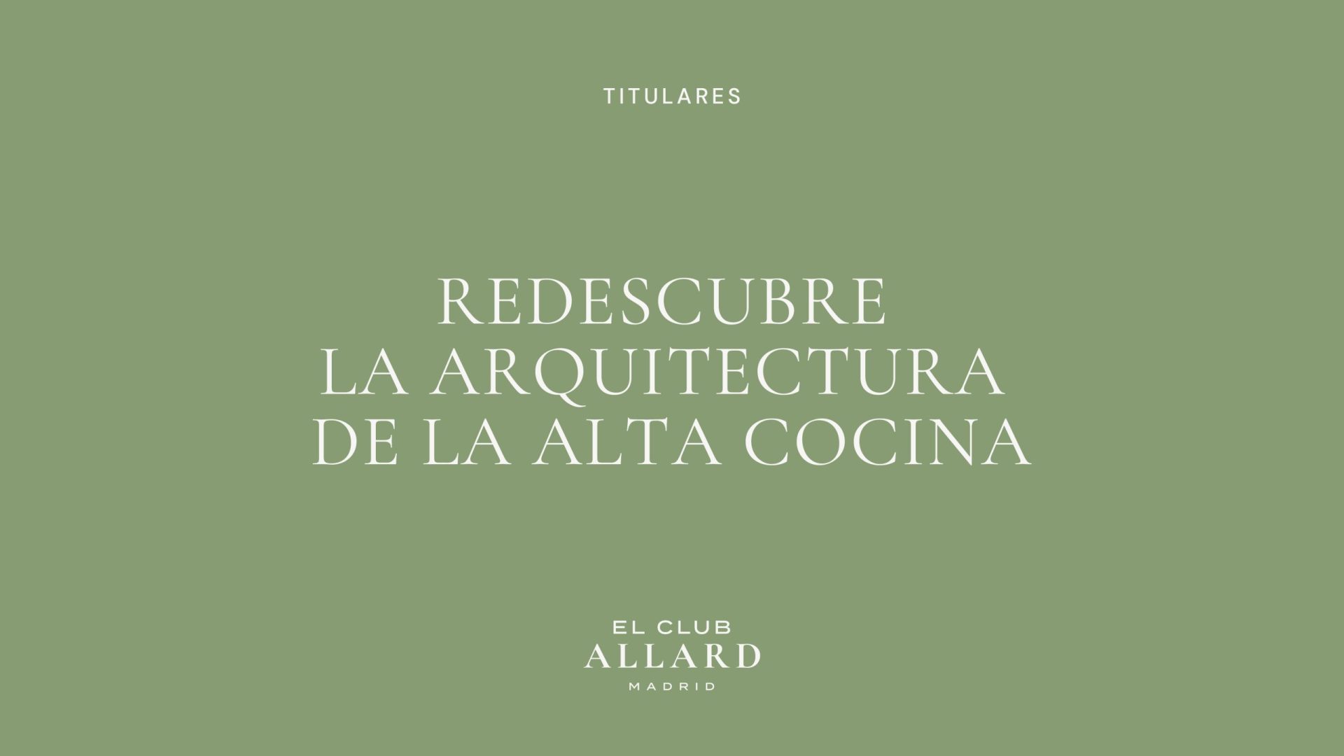 El Club Allard • Agencia Gastro